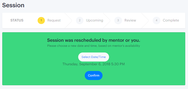 We need to reschedule a session – GrowthMentor FAQ