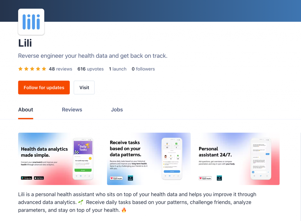 How Lili used Product Hunt to scale up and secure success with a #1 ...