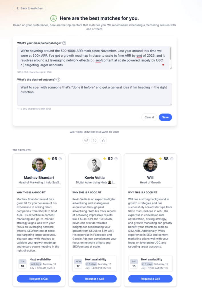 Unleashing Generative AI in Marketplace Matching
